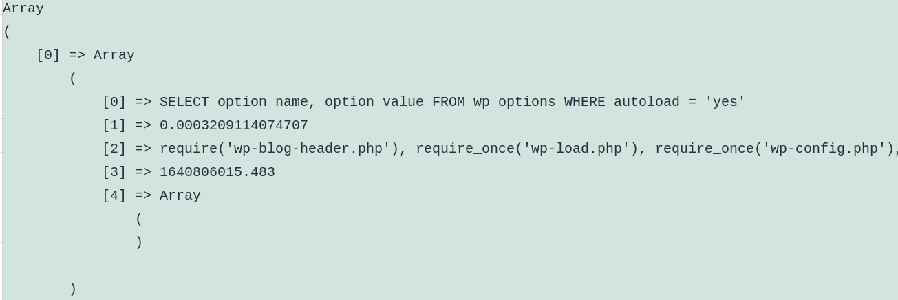 Save Database Queries for Analysis in WordPress - wpXSS