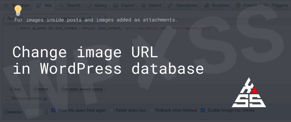 Change image URL 🖼️ in WordPress database - wpXSS