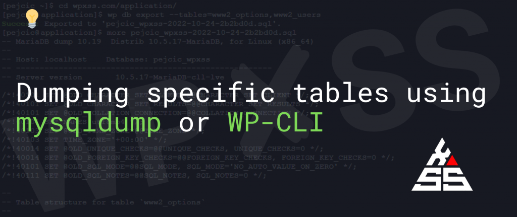 SQL snippets and PHPMyAdmin tips for WordPress - wpXSS SQL snippets and PHPMyAdmin tips for WordPress - wpXSS