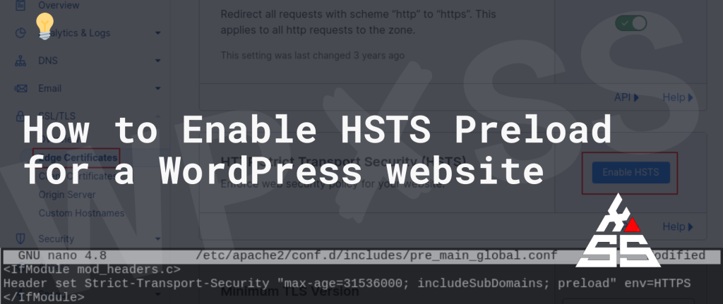 Enable HSTS Preload for a WordPress website - wpXSS